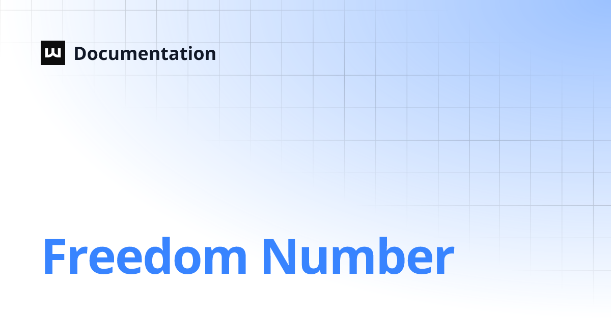 Freedom Number | Documentation